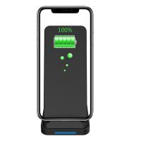 China 2 Coils Foldable Qi Wireless Charger Stand CE FCC ROHS Certified For Cellphone for sale