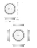 China 5W 7.5W 10W Power Wireless Charger Pad Embedded In Table for sale
