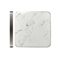 China Real Marble Square QI Wireless Charger 10W 7.5W Fast Charging 2-10mm Distance for sale