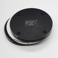 China 10W Fast Wireless Charger Pad Real Handcrafted Wood 9V 1.67A Input for Mobile Phone for sale