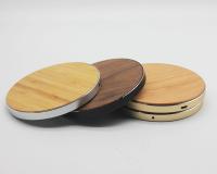 China Qi Wooden Wireless Charger 10W 2-10mm Charging Distance 5V 1A 9V 1.1A Output for sale