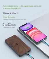 China Fast Wireless Charging Power Bank 10000ml 5W Maximum Output Power For End Users for sale