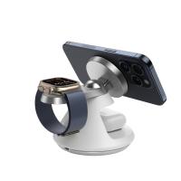 China 3 in 1 Wireless Charging Stand 15W Fast Charging for Phone Watch Earphone for sale