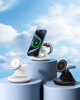China 3 in 1 Wireless Charging Stand 15W Fast Charging for Phone Watch Earphone for sale