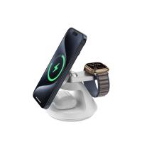 China 15W Multifunctional Wireless Desktop Charger Rotating Private Mold 122x97x113mm for sale