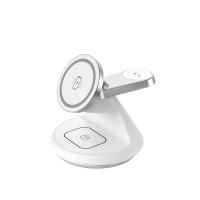 China 15W Multifunctional Wireless Desktop Charger Rotating Private Mold 122x97x113mm for sale