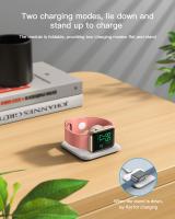 China Gift Apple Smart Watch Wireless Charger 1A 5V With Private Mold for sale
