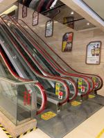 China Glass Escalator Modernization 2 mm Stainless Steel CNAS Balustrade Replacement for sale