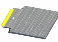 China Type 600 Escalator Modernization Aluminum Profile 506 Escalator Comb Plate Safety for sale