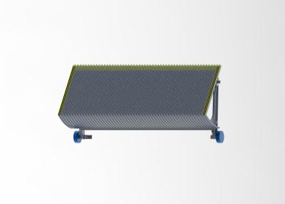China Type 800 Black Escalator Step  Escalator Pallets With 3 Sides Yellow Demarcation for sale