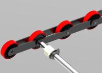 China Hollow  Pitch 135 Escalator Step Chain Step Distance 405 Escalator Chain for sale
