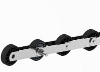 China CNAS Precision Escalator Parts Pitch 133.33 Hollow Axles Roller Inside Link for sale