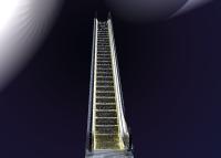 China Balustrade ​Escalator Lighting Handrail Brush Guard Illumination LED RGB Strip for sale