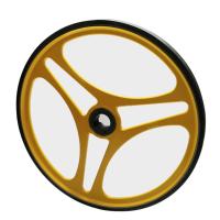 China Escalator Hand Rail PU Escalator Rubber Handrail Friction Wheel 580 X 34 for sale