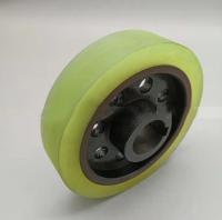 China Escalator Handrail Drive Friction Wheel 135 X 36  PU / Rubber Tire for sale