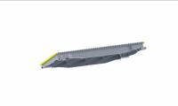 China Type 1000 Short Pitch Escalator Step Die Cast Aluminum Pallet Without Demarcation Line for sale