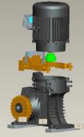 China Escalator machine, worm gear 11/15kw for high rise commercial unit,  indoor for sale