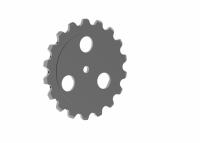 China Pitch 135.46 Step Chain Sprocket Escalator Chain Sprocket 18 Teeth for sale