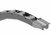 China Roller Dia. 26 Mm Escalator Handrail Guide Track Roller Newel Aluminium Profile for sale