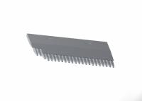 China Alu Moving Walk Floor Plate Left Side Comb Plate For Pallet With Plastic Inserts for sale