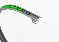 China Escalator Handrail Guide Track - Roller Chain Newel , St. St. Profile , Plastic Roller Chain for sale