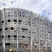 China Perforated Exterior Aluminum Ceiling Panels 1.5mm-3.0mm Thickness for sale