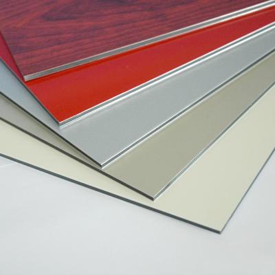 China Aluminum Composite Panel ACP 4mm for Exterior Wall Cladding PVDF Coated 1220x2440mm for sale