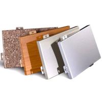 China Prefabricated Aluminum Wall Cladding Panel PVDF / Powder Coating For Building Decoration for sale