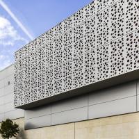 China Perforated Aluminum Sheet Panels Pattern Custom For Aesthetic Building Decoration for sale