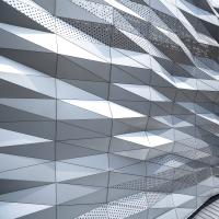 China 3D Surface Aluminum Curtain Wall Panel High Strength Edge Customized for sale