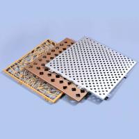 China Fire-proof Perforated Aluminum Sheets With Custom Designs For Exterior Wall Decoration for sale