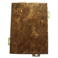 China Customized Aluminum Wall Panel with Marble Finish for Interior Decoration 2mm for sale