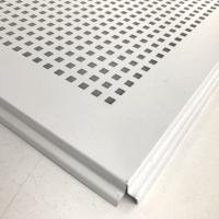 China Perforated Aluminum Ceiling Panels A1100 A3003 0.5-1.0mm Sound Absorbing Fireproof for sale