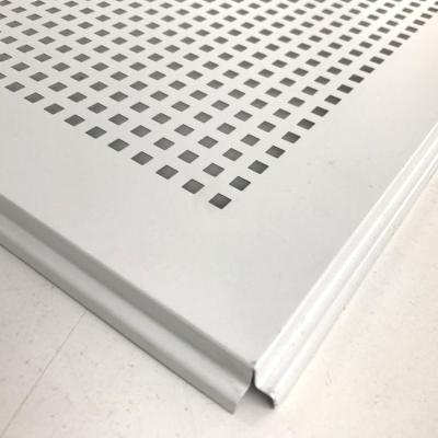 China Perforated Aluminum Ceiling Panels A1100 A3003 0.5-1.0mm Sound Absorbing Fireproof for sale