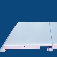 China Hook Up Aluminum Suspension Ceiling Panels With Strip Designs for sale