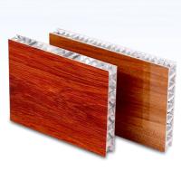 China Anodized / PVDF Coated Curved Aluminum Honeycomb Panel for sale