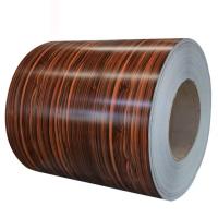 China Wooden Marble Color Coated Aluminum Roll 0.2mm-6.0mm for ACP for sale