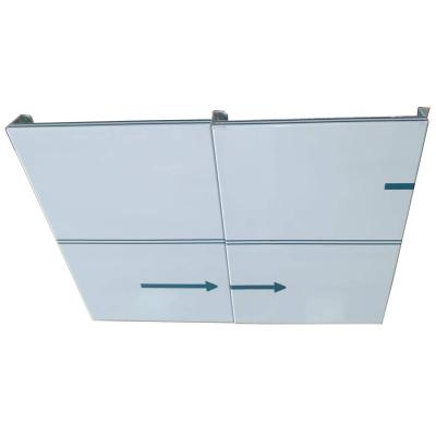 China Custom Corrugated Aluminum Panels for Suspension Ceiling 300-1250mm Width for sale