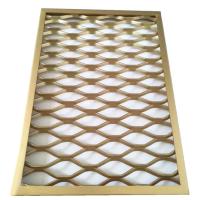 China Decorative Expanded Aluminum Panels 1.5-3mm Strand for Building Facade Wall Ceiling for sale