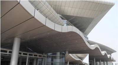 China Customized Aluminum Wall Cladding Panel 3mm Fireproof Exterior Decorative Metal Facade for sale