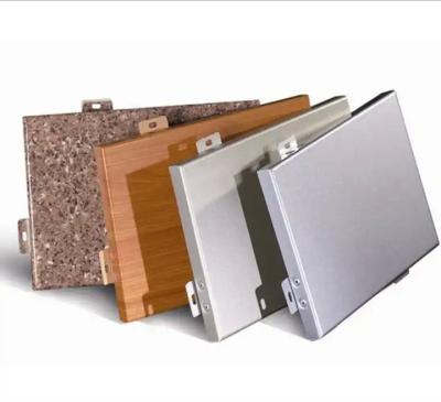 China Customized Aluminum Wall Cladding Panel PVDF Coated 2mm Thickness for Exterior Facade Decoration for sale