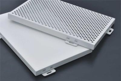 China Customized Perforated Aluminum Ceiling Panel 0.5-5mm Thickness Acoustic Metal Wall Cladding for sale