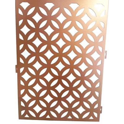 China Perforated Aluminum Wall Cladding Panel 2mm Anti-UV Discoloration Proof for Curtain Wall Decoration for sale