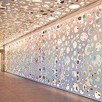 China Aluminum Carved Panel Outdoor Metal Panel Curtain Wall Facade for sale