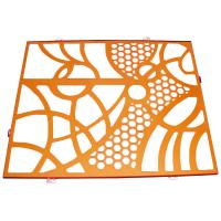 China Durable Copper Color Perforated Aluminium Panel For Curtain Wall Cladding And Decoration for sale