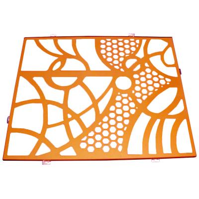 China Durable Copper Color Perforated Aluminium Panel For Curtain Wall Cladding And Decoration for sale