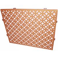 China High Resistance Perforated Aluminium Panel For Curtain Wall Cladding And Decoration for sale