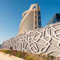 China Custom Aluminum Perforated Wall Panel 3mm Thickness 1200x2400mm Exterior Cladding Facade for sale