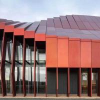 China Custom Aluminum Perforated Wall Panel 3mm Thickness 1200x2400mm Exterior Cladding Facade for sale