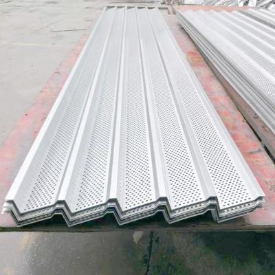 China 6m Long Perforated Aluminum Sheet 2mm Thick Custom Wave Design Facade Decoration Panel for sale